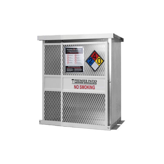 Small Sliding Door Propane Cage Leasing